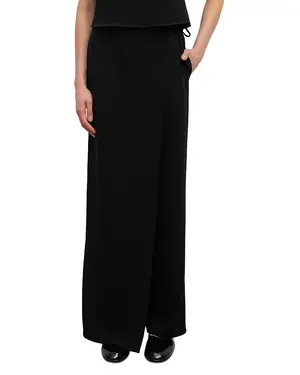 LESET Arielle Wrap Tie Pants - Black