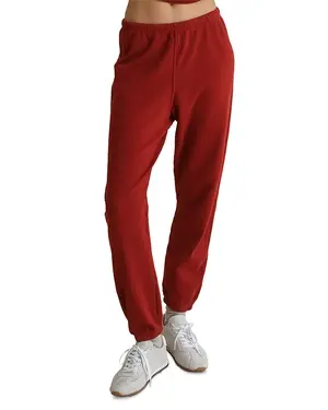 PERFECTWHITETEE Cotton Terry Cinched Hems Sweatpants