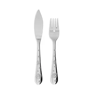 VILLEROY & BOCH Toy's Delight Fish Cutlery Set - Silver