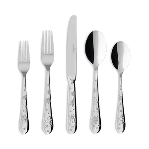 VILLEROY & BOCH Toy's Delight 20 Piece Flatware Set - Silver