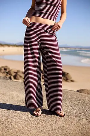 Free People Sailor 100% Cotton Tube Set - Cool Violet Combo