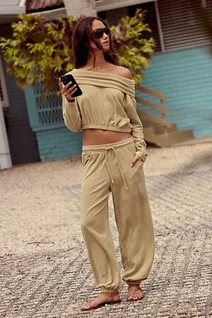 Free People Clay Terry Pant Set