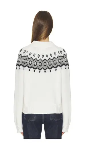 W. CASHMERE Adina Fair Isle Pullover