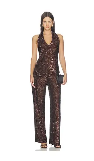 Bardot Melanie Halter Sequin Top