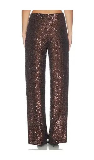 Bardot Simone Mid Rise Sequin Pant