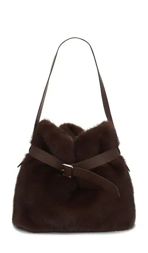 LAMARQUE Spara Shoulder Bag In Brown