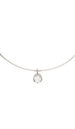 Lili Claspe Remi Round Collar In Metallic