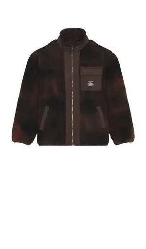 Alpha Industries Houston Relaxed Fit Sherpa Jacket In Multi