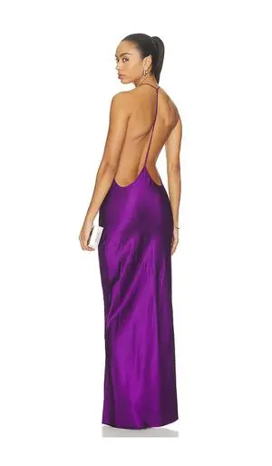 Nbd Shai Gown In Purple - Plum