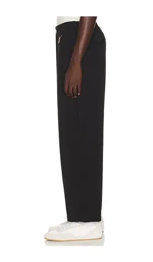STUDENTS GOLF Calculus Baggy Pleated Pants - Black