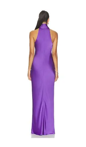 Amanda Uprichard Nikolina Gown In Purple