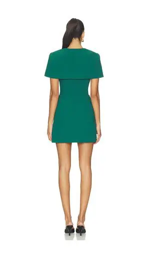 Amanda Uprichard Elyna Capelet Dress In Green