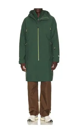 MALBON Gore-tex Overcast Trench Coat In Green