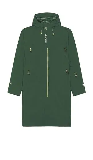 MALBON Gore-tex Overcast Trench Coat In Green