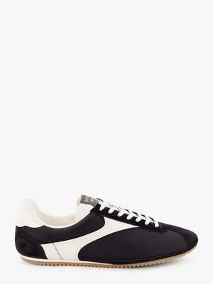 Bottega Veneta Shot Leather And Nylon Sneakers - Black