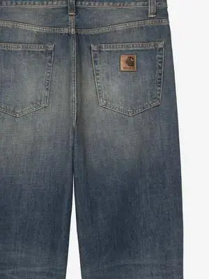 Carhartt Work In Progress Aaron Pant Denim Jeans With Washed Out Effect