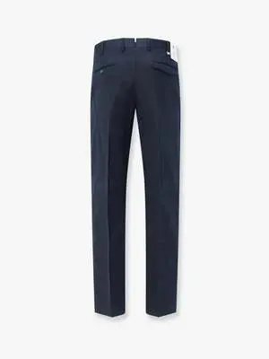 PT TORINO Michael Trousers In A Wool And Cotton Blend