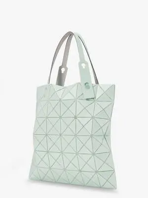Issey Miyake Lucent One Tone Shoulder Bag With Geometric Pattern - Green