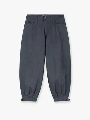 WALK IN PARIS City Messanger Trousers In Denim - Blue