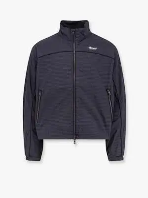 REPRESENT Riot Track Nylon Jacket With Checkered Pattern - Blue