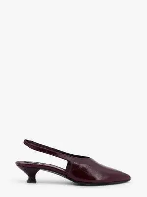 ALOHAS Eros Leather Pumps - Red
