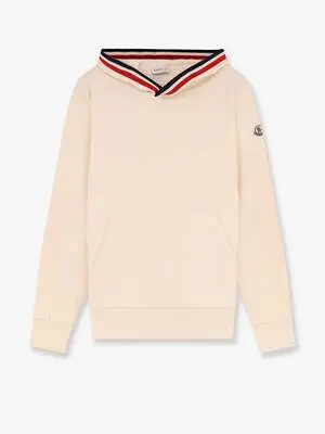 Moncler Cotton Hoodie - Beige