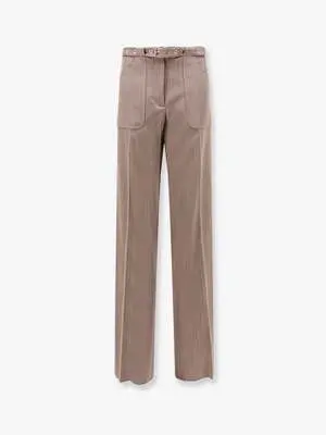 Seafarer Trieste Wool Blend Trousers - Brown