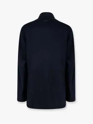 LARDINI Acraven Cashmere Sahariana With Adjustable Drawstring