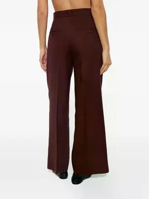 Issey Miyake Creased Wide-leg Trousers