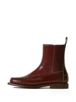 Hereu Andreu Moccasin-style Ankle Boots - Brown