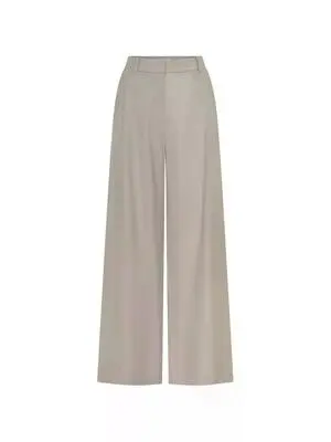 Anna Quan Weber Pleated Trousers - Grey