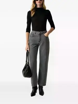 SILVIAN HEACH High-waisted Straight-leg Jeans