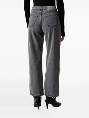 SILVIAN HEACH High-waisted Straight-leg Jeans