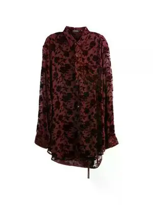 ANN DEMEULEMEESTER Elisabeth Floral-devoré Shirt