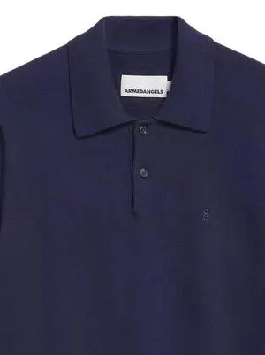 ARMEDANGELS Short-sleeve Knit Polo Shirt
