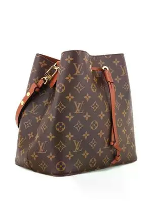 LOUIS VUITTON Neonoe Handbag Monogram Canvas With Leather Mm Bucket Bag