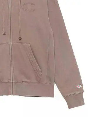 Champion Logo-embroidered Zip-up Hoodie