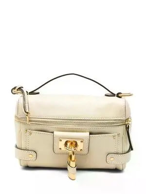 Chloé Paddington Leather Cross Body Bag - Neutrals