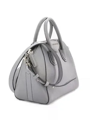 Givenchy Antigona Bag Leather Mini Crossbody Bag - Grey