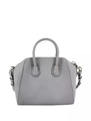 Givenchy Antigona Bag Leather Mini Crossbody Bag - Grey