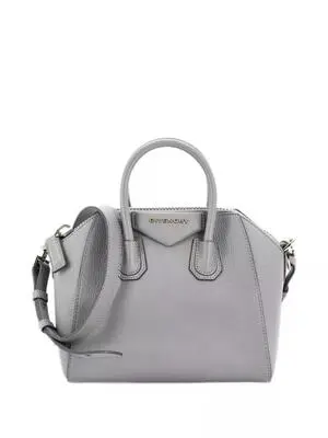Givenchy Antigona Bag Leather Mini Crossbody Bag - Grey