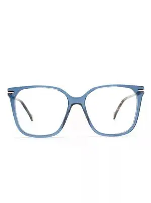 Carolina Herrera Tortoiseshell-effect Square-frame Glasses
