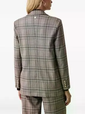 SILVIAN HEACH Check-pattern Single-breasted Blazer