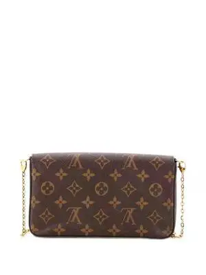 LOUIS VUITTON Felicie Pochette Monogram Canvas Crossbody Bag
