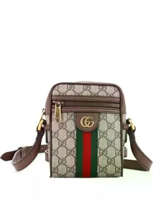 Gucci Ophidia Messenger Bag Gg Coated Canvas Mini Crossbody Bag
