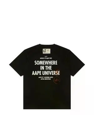 AAPE BY *A BATHING APE Multi-logo T-shirt