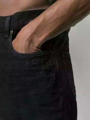 DIESEL® Distressed Denim Shorts