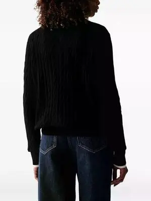 SILVIAN HEACH Bon Ton Cable-knit Cardigan