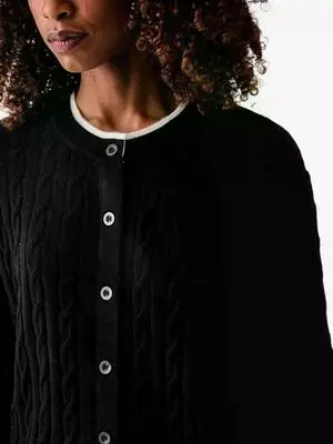 SILVIAN HEACH Bon Ton Cable-knit Cardigan