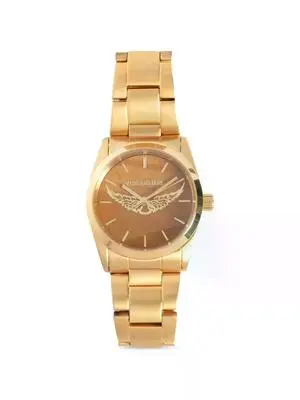 Zadig&Voltaire Wings 33 Tiger-eye Watch - Brown